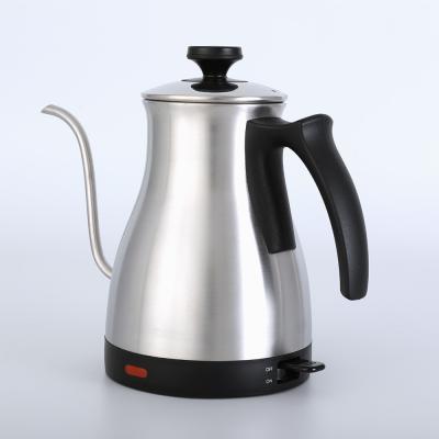 China Stainless Steel Gooseneck Electric Kettle 1.0L 900W Precision Pour Control for sale