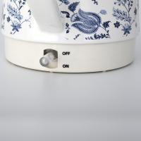 China 1.6L 1500W Auto Shut Off Vintage Electric Ceramic Kettle with Boil Dry Protection for sale