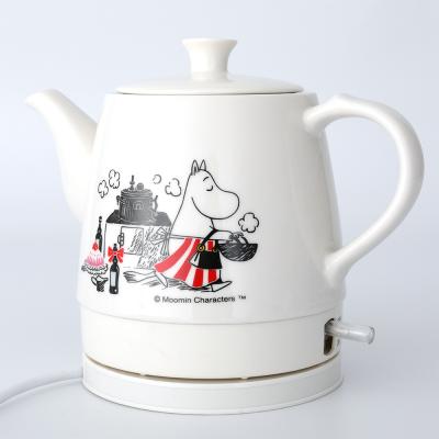 China 0.8L Ceramic Electric Kettle 1350W Auto Shut Off Gooseneck Spout for sale