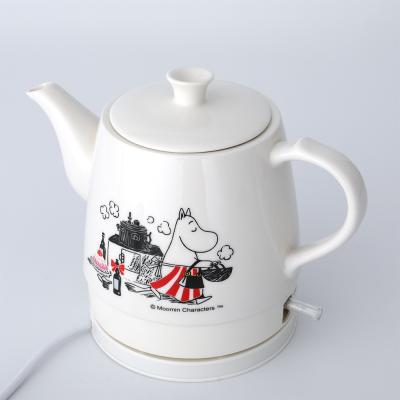 China 0.8L Electric Ceramic Kettle 1350W Auto Shut Off Hot Water Kettle with Gooseneck Spout for sale