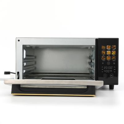 China 12L LCD Digital Air Fryer Oven Combo 1800W Stainless Steel Electric Oven for sale