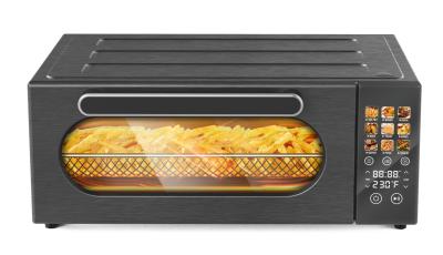 China 15L 18L Toaster Oven Air Fryer Combo 1800W 110-240V 9 Preset Menus Touch Control for sale