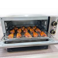China Square Shape 15L Electric Air Fryer Oven 1800W for Small Kitchen Stainless Steel for sale