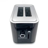China Stainless Steel 2 Slice Electric Toaster 900W 120V Automatic Pop Up with Defrost and Reheat for sale