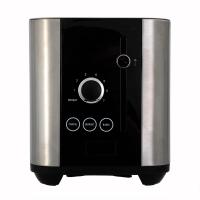 China Commercial 2 Slice Stainless Steel Toaster 900W Electric Bread Toaster with Timer for sale
