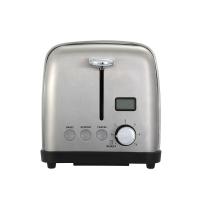 China 4 Slice Stainless Steel Bread Toaster 1400W with Digital Display and Custom Logo for sale