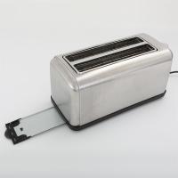 China 4 Slice Stainless Steel Bread Toaster 1400W with Digital Display and Custom Logo for sale
