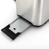 China Stainless Steel 2 Slice Household Toaster 1000W with 6 Browning Settings and Auto Pop Up for sale