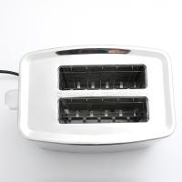 China Stainless Steel 2 Slice Toaster 1000W 6 Browning Settings with Removable Crumb Tray for sale