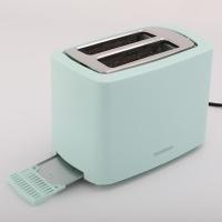 China 2 Slice Retro Toaster 900W Pastel Green with Digital Display and 6 Browning Settings for sale