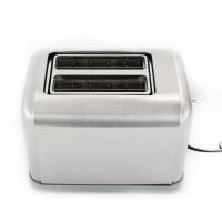 China Stainless Steel 2 Slice Toaster 900W 120V Automatic Pop Up with Defrost Reheat for sale