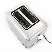 China Stainless Steel 2 Slice Toaster 900W 120V Automatic Pop Up with Defrost Reheat for sale