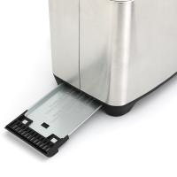 China Stainless Steel Double Slot Pop Up Toaster 1000W 120V for Household Kitchen for sale