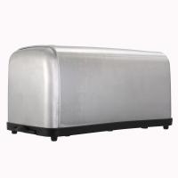 China Stainless Steel 4 Slice Toaster 1400W CE Approved Bread Oven with Custom Logo for sale