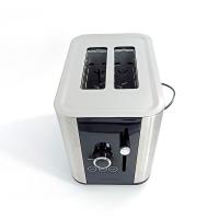 China Stainless Steel 2 Slice Toaster 900W Automatic Pop Up Fast Heating Household Breakfast Maker for sale