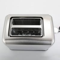 China Stainless Steel 2 Slice Toaster 900W 6 Settings Cancel Reheat Defrost ETL for sale