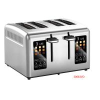 China 4 Slice Stainless Steel Smart Touch Screen Toaster 1750W 220V Digital Timer for sale