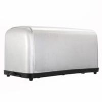 China Stainless Steel 4 Slice Digital Toaster 1400W Commercial Household Automatic Pop-Up for sale