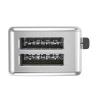 China Stainless Steel 2 Slice Toaster 900W with LED Display 6 Browning Settings for sale
