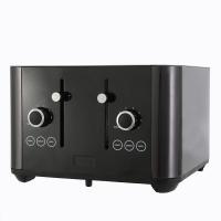 China 4 Slice Stainless Steel Toaster 1750W Auto Power Cut Off Custom Logo for sale