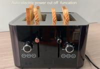 China 4 Slice Stainless Steel Toaster 1750W Auto Power Cut Off Custom Logo for sale
