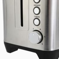 China Stainless Steel 2 Slice Toaster Sandwich Maker 1000W 120V Automatic Pop-Up for sale