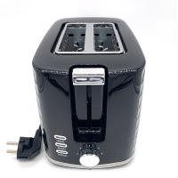 China Electric 2 Slice Toaster 900W Stainless Steel with Removable Crumb Tray and Timer Control for sale