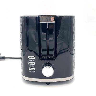 China 2 Slice Stainless Steel Toaster with Defrost Function 900W 120V Kitchen Appliance for sale