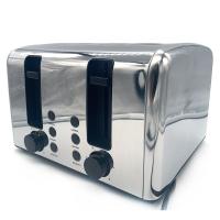 China Commercial Stainless Steel Toaster 4 Slice Square Bread Machine for sale