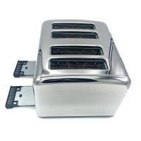 China Commercial Stainless Steel Toaster 4 Slice Square Bread Machine for sale