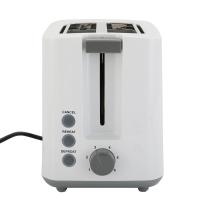China White Plastic 2 Slice Bread Toaster 900W 120V Automatic Pop Up for Home for sale