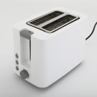 China White Plastic 2 Slice Bread Toaster 900W 120V Automatic Pop Up for Home for sale