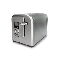 China Led Display 900W Digital Bread Toaster 2 Slice Extra Wide Slot Compact for sale