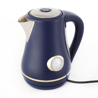 China Stainless Steel Electric Kettle 1.7L 1500W with Temperature Dial for Household Use for sale