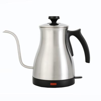 China 0.7L Stainless Steel Gooseneck Electric Kettle 900W Cordless Mechanical Control for sale