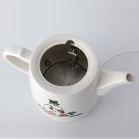 China Cordless Ceramic Electric Kettle 0.8L 1350W 304 Stainless Steel Boil Dry Protection for sale