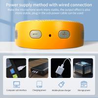 China 190MHz Conference Speakerphone with Bluetooth 5.2 AI Noise Reduction Mics USB Speaker for Meetings for sale