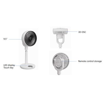 China Electric Stand Circulation Fan 120V 26W 3 Speed Column Pedestal Fan with Remote for sale