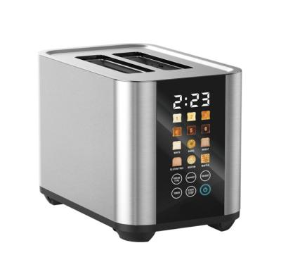 China Revolution Toaster 2 Slice 1000W Stainless Steel Touch Screen Toaster Machine 120V for sale