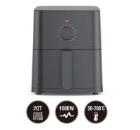 China OEM 2QT Electric Air Fryer 1000W with Overheating Protection Manual Control Hot Air Fryer for sale