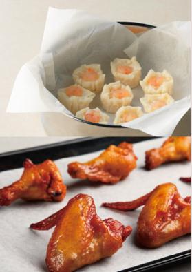 China White Brown Greaseproof Paper Sheets For Baking Silicone Coating Material for sale