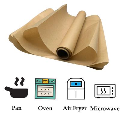China 60 X 60cm Parchment Paper Sheet 40gsm Greaseproof Heat Resistant Silicon Paper for sale