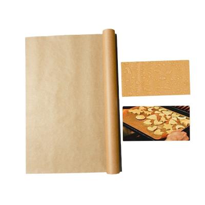 China 22cmx7m Grease Proof Paper Sheets 40gsm Waterproof Rolled Parchment Paper for sale