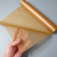 China Anti Stick Heat Resistant 30cmx6m Silicone Parchment Paper Roll Double Side Coating for sale