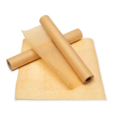 China White Brown 30cmx20m Parchment Paper Roll Cooking Sheet Paper Double Side Coating for sale