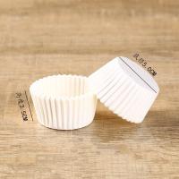 China 40*19mm  Greaseproof Cupcake Liners ( European Raw Paper ) With Heat Tolerance Up To 220°C for sale