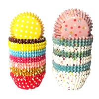 China 36*23mm  Greaseproof Cupcake Liners ( European Raw Paper ) With Heat Tolerance Up To 220°C for sale