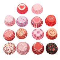 China 40*25mm  Greaseproof Cupcake Liners ( European Raw Paper ) With Heat Tolerance Up To 220°C for sale