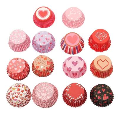China 40*25mm  Greaseproof Cupcake Liners ( European Raw Paper ) With Heat Tolerance Up To 220°C for sale