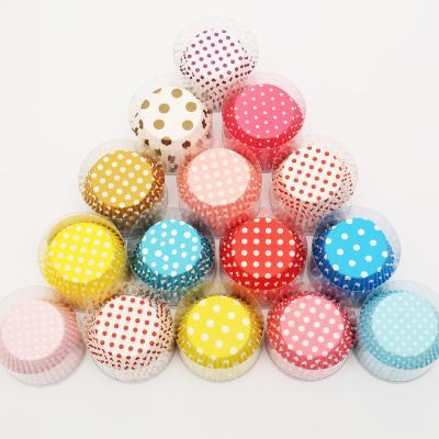 China 30*25mm  Greaseproof Cupcake Liners ( European Raw Paper ) With Heat Tolerance Up To 220°C for sale